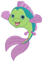 Cartoon Fish Embroidery Design | EmbroideryDesigns.com