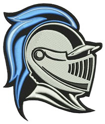 Knight Helmet Embroidery Design | EmbroideryDesigns.com