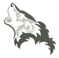 Wolf Head Embroidery Design | EmbroideryDesigns.com