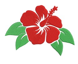 Hibiscus Embroidery Design | EmbroideryDesigns.com