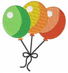 Balloon Bouquet Embroidery Design | EmbroideryDesigns.com