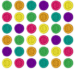 Polka Dots Embroidery Design | EmbroideryDesigns.com