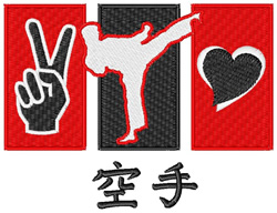 Karate Embroidery Design | EmbroideryDesigns.com