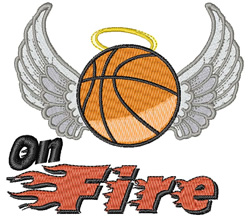 On Fire Embroidery Design | EmbroideryDesigns.com