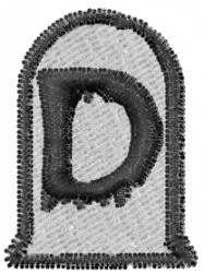 Graveyard D Embroidery Design | EmbroideryDesigns.com