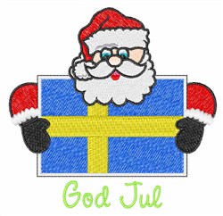 God Jul Embroidery Design | EmbroideryDesigns.com