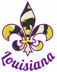 Louisiana Embroidery Design | EmbroideryDesigns.com