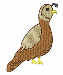 Quail Embroidery Design | EmbroideryDesigns.com