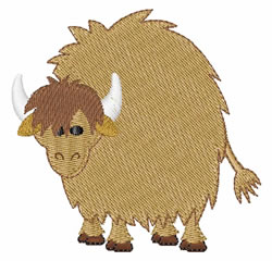 Yak Embroidery Design | EmbroideryDesigns.com