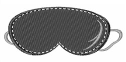 Sleeping Mask Embroidery Design | EmbroideryDesigns.com