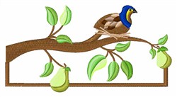 Partridge Embroidery Design | EmbroideryDesigns.com