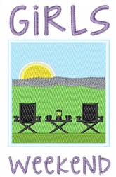 Girls Weekend Embroidery Design | EmbroideryDesigns.com