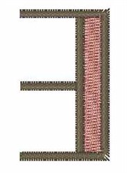 Color Block Font 3 Embroidery Design | EmbroideryDesigns.com