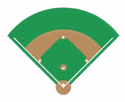 Baseball Field Embroidery Design | EmbroideryDesigns.com
