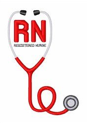 Registered Nurse Embroidery Design | EmbroideryDesigns.com