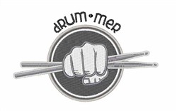 Drummer Embroidery Design | EmbroideryDesigns.com