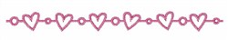 Heart Border Embroidery Design | EmbroideryDesigns.com