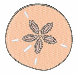 Sand Dollar Embroidery Design | EmbroideryDesigns.com