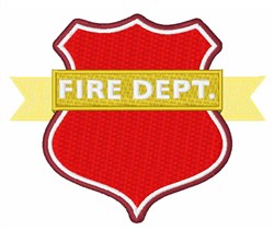 Fire Dept Embroidery Design | EmbroideryDesigns.com