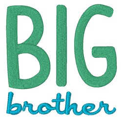 Big Brother Embroidery Design | EmbroideryDesigns.com