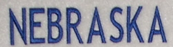 Nebraska Embroidery Design | EmbroideryDesigns.com