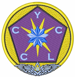 York Rite Masonic Logo Embroidery Design | EmbroideryDesigns.com