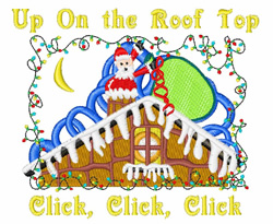 The Roof Top Embroidery Design | EmbroideryDesigns.com