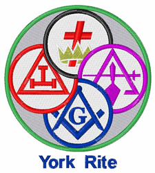York Rite Embroidery Design | EmbroideryDesigns.com