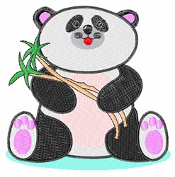 Panda Embroidery Design | EmbroideryDesigns.com