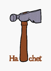 Hatchet Embroidery Design | EmbroideryDesigns.com