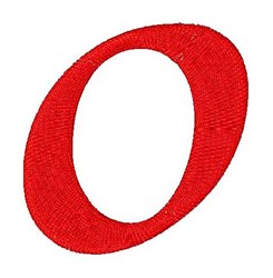 Calligraphy Font 0 Embroidery Design | EmbroideryDesigns.com