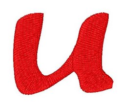 Calligraphy Font u Embroidery Design | EmbroideryDesigns.com