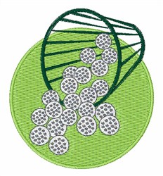 Golf Balls Embroidery Design | EmbroideryDesigns.com