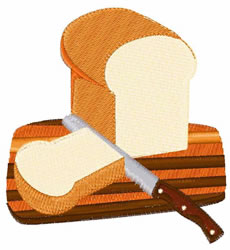 Bread Loaf Embroidery Design | EmbroideryDesigns.com