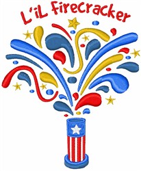 Lil Firecracker Embroidery Design | EmbroideryDesigns.com