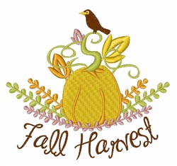 Fall Harvest Embroidery Design | EmbroideryDesigns.com