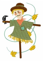 Fall Scarecrow Embroidery Design | EmbroideryDesigns.com