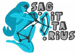Sagittarius Embroidery Design | EmbroideryDesigns.com
