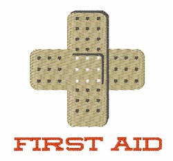 First Aid Embroidery Design | EmbroideryDesigns.com