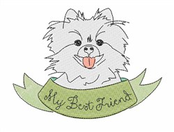 My Best Friend Embroidery Design | EmbroideryDesigns.com