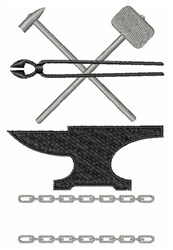 Blacksmith Embroidery Design | EmbroideryDesigns.com