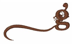 Bootstrap Cowboy g Embroidery Design | EmbroideryDesigns.com
