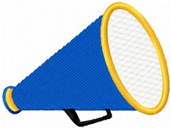 Megaphone Embroidery Design | EmbroideryDesigns.com