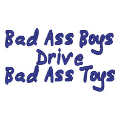 Bad Ass Boys Embroidery Design | EmbroideryDesigns.com