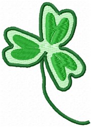 Shamrock Embroidery Design | EmbroideryDesigns.com