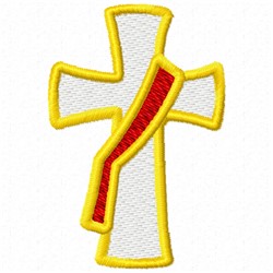 Deacon Cross Embroidery Design | EmbroideryDesigns.com