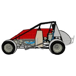 Sprint Car Embroidery Design | EmbroideryDesigns.com