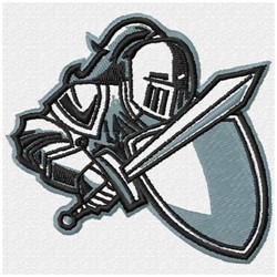 Knights Mascot Embroidery Design | EmbroideryDesigns.com