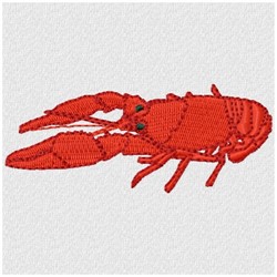 Crawfish Embroidery Design | EmbroideryDesigns.com