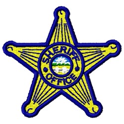 Sheriff Office Embroidery Design | EmbroideryDesigns.com